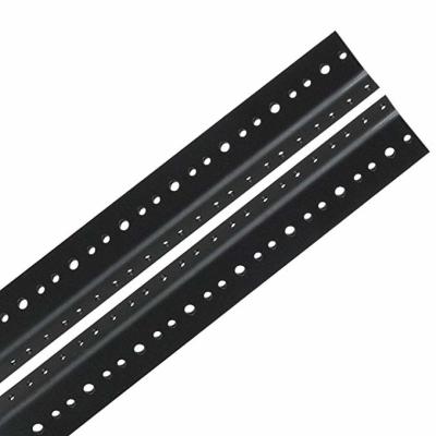 Cina Rack di montaggio verticale 4U con rilievo di cabina di rete in finitura rivestita in polvere nera in vendita