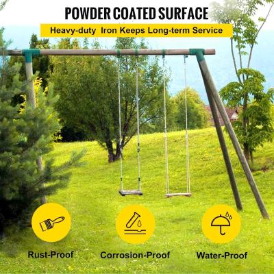 China Sterk groen A-frame schommelstel Bracket past 2 4x4 benen 1 4x6 balk - Inclusief hardware Te koop