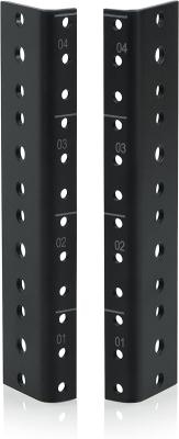 Cina ISO9001 Rohs CE 16949 2U Heavy Duty Steel Vertical Rack Rail Couple DIY Kit con hardware in vendita