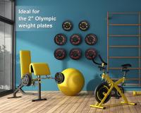 China Nonstandard Structure Wall Mounted Weight Plate Holder with Mounting Hardware Bracket for sale