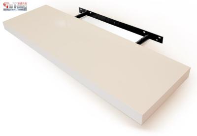 Cina ISO9001 Rohs CE Parts Stamping Black Metal Shelf Bracket Long Hidden Floating Bracket in vendita
