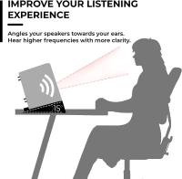 China Flexible Speaker Stand Storage Holders For Small Medium Bookshelf Computer Speakers for sale
