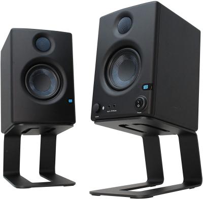 Cina Tipo di gancio Installazione Metal Aluminum Desktop Speaker Stand Rack Processo di piegatura in vendita