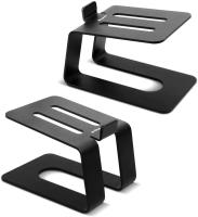 China Hook Type Installation Metal Aluminum Desktop Speaker Stands Rack Process Bending for sale
