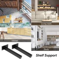 China Single-side Bracket Industrial Floating Wall Mounted Shelf Brackets Decorative Supports for sale