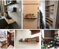 China Single-side Bracket Industrial Floating Wall Mounted Shelf Brackets Decorative Supports for sale