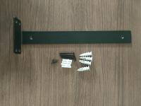 China Gold L shape shelf strut bracket floating shelf wall bracket for sale