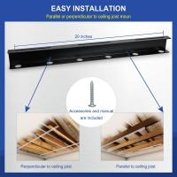 China Folding Rack for Garage Ceiling Mount Overhead Storage Bin Multifunctional and Durable for sale