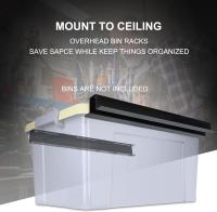 China Folding Rack for Garage Ceiling Mount Overhead Storage Bin Multifunctional and Durable for sale