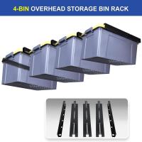 China Folding Rack for Garage Ceiling Mount Overhead Storage Bin Multifunctional and Durable for sale