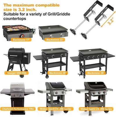 China Ruimtebesparende Griddle Caddy voor BBQ-gereedschap Magnetische gereedschapsopslag voor grillinstallatie Te koop