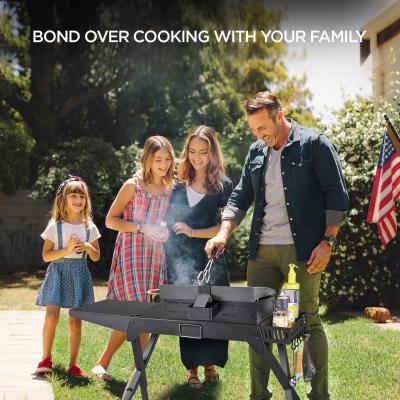 Cina Grill Stand Frame 22 polliciTabletop Portable Grill Stand Grill Table per cucina all'aperto Grill Camping in vendita