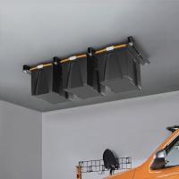 China Adjustable Width Folding Rack for Overhead Garage Storage Classification Folding Rack for sale