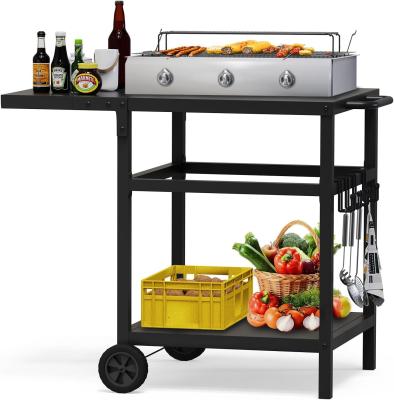 中国 メタルプラントファイバータイプ 屋外グリルカート 多機能バーベキューテーブル 販売のため