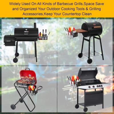 中国 グリッドルアクセサリーのためのグリッドルキャディ,スペース節約,BBQアクセサリー 磁気ツールホルダーと紙タオルホルダー 販売のため