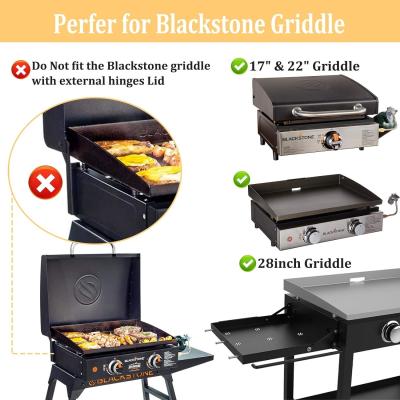 China Adição Side Rack de armazenamento de bandeja com porta-toalhas de papel Mantenha o seu Griddle Configuração limpa à venda