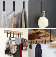 China Supporting Items Wall Mounted Coat Rack with Heavy Duty Hooks and Multifunction Design for sale