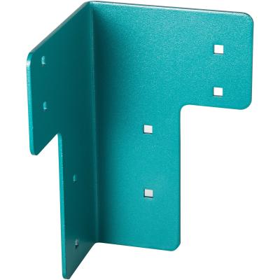 Cina Bracket angolare in acciaio blu per tavolo da negozio in vendita
