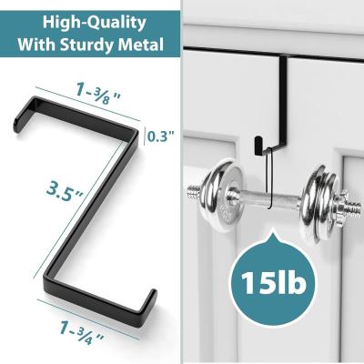 Cina Multifunzionale Z-Shaped Over The Door Hook per 1 3/8 inch e 1 3/4 inch Larghezza della porta in vendita