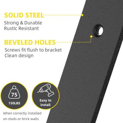 Cina CE 16949 Zinc Plating 6 pollici bracket scaffale per supporti per pareti in vendita