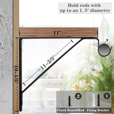 China Maximize Closet Space with Heavy Duty Shelf and Rod Holders Wall Mounted Closet System for sale