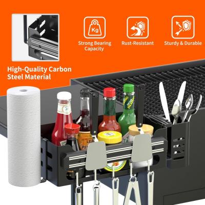 Cina Griddle Caddy per Blackstone Perforazione gratuita di buchi risparmio di spazio accessori di griglia per Blackstone 28 