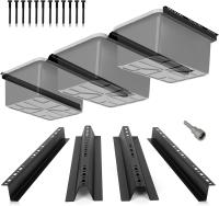 China Silver Heavy Duty Ceiling Container Bin Rack The Ultimate Overhead Storage Solution for sale