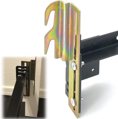 Cina Dimensioni personalizzate Anello in acciaio pesante su rotaie da letto Brackets Kit adattatore per anello da letto Bracket in vendita