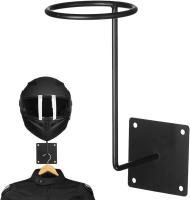China Helmet Holder Rack Hook Helmets Stand Wall Mount Jacket Hanger Bracket for sale