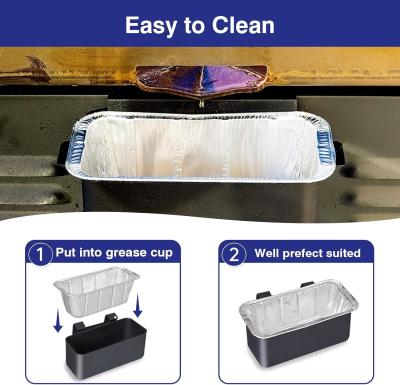 China Makkelijk schoonmaken vetbeker voor Blackstone Griddle Smooth Face Kit Nummer 12 Gereedschapstype Gereedschapssets Te koop