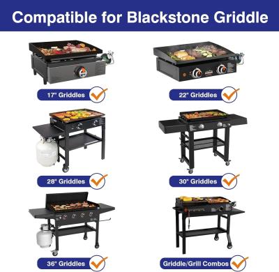 China Makkelijk schoonmaken vetbeker voor Blackstone Griddle Smooth Face Kit Nummer 12 Gereedschapstype Gereedschapssets Te koop