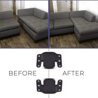 China Universal Sectional Sofa Interlocking Sofa Connector Bracket with Hardware for sale