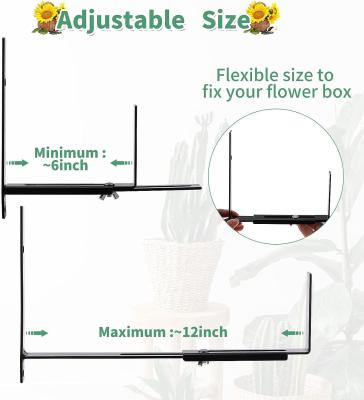 Cina Regolabile cassa piantare scaffalature brackets 8.5 * 8 * 3.5 pollici Perfetto per recinzione finestra patio in vendita