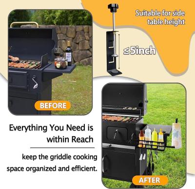 China Hang BBQ gereedschappen en winkel condimenten met deze Griddle Accessoires Caddy Te koop
