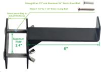 China Structure Planter Box Brackets for Window Flower Box Bracket Universal Outside Mount for sale