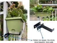 China Structure Planter Box Brackets for Window Flower Box Bracket Universal Outside Mount for sale