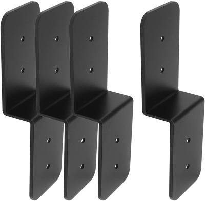 Cina 4pcs Acciaio pesante Nero Z supporto per fissare il telaio in legno all'aperto in vendita