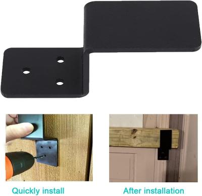 Cina 4pcs Acciaio pesante Nero Z supporto per fissare il telaio in legno all'aperto in vendita