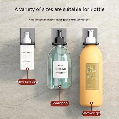 Cina Tenitore di bottiglie adesivo per lo shampoo a risparmio di spazio set di 2 dietro le porte/su pareti in vendita