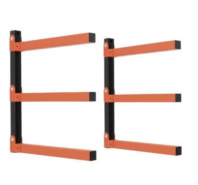 China Overhead Garage Storage Rack 17*1*15 inch Steel Wood Storage Rack voor binnengarage Te koop