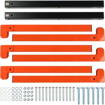 China Overhead Garage Storage Rack 17*1*15 inch Steel Wood Storage Rack voor binnengarage Te koop