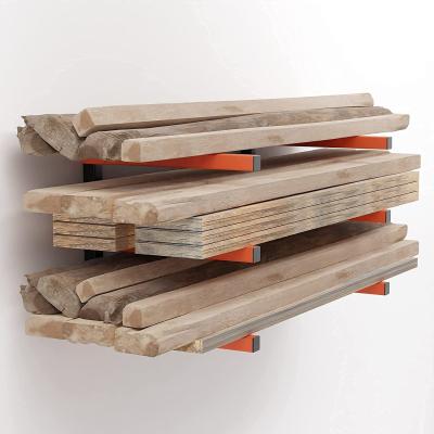 China Overhead Garage Storage Rack 17*1*15 inch Steel Wood Storage Rack voor binnengarage Te koop
