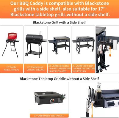 Cina Organizza la tua stazione BBQ con questa grillera non pieghevole e porta asciugamani di carta in vendita