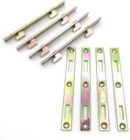 China Galvanized Sheet Metal Bed Frame Connecting Bracket for 2mm Thick Bed Sheet Fasteners for sale