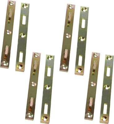 China Metalen spoorbindingsbeugel in zwart koudgewalst ijzer voor stabiele hoekondersteuning Te koop