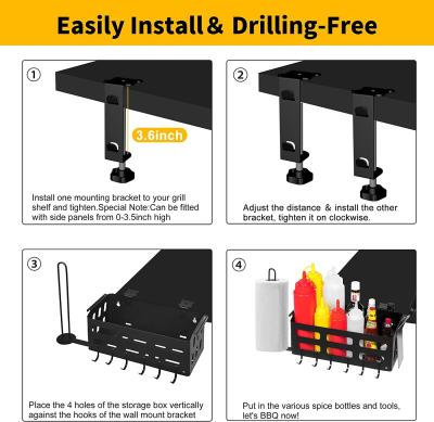 China Char-Broil Grill Grill Caddy met roestvrij en enkelvoudig ontwerp Te koop