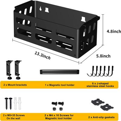 Cina Spazio risparmio Griddle Caddy con utensili da barbecue magnetici Strip per Blackstone 28 
