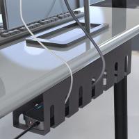 China Perforated Cable Tray for Table Processed for Wire Management in Home/Office for sale