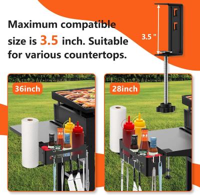 Cina Polvere rivestita Spazio risparmio Griddle Caddy con porta torre di carta migliorato convenienza in vendita