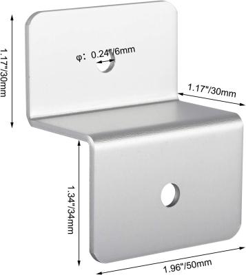 Cina Facile installazione TALL Z Bracket Brackets per pannelli solari per supporto senza corrosione in vendita